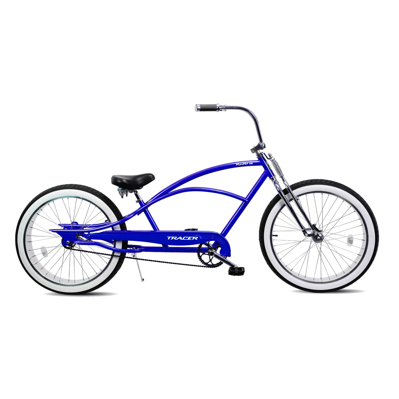 Tracer Master DS 26" Dual Springer Chopper Stretch Beach Cruiser Bike ...